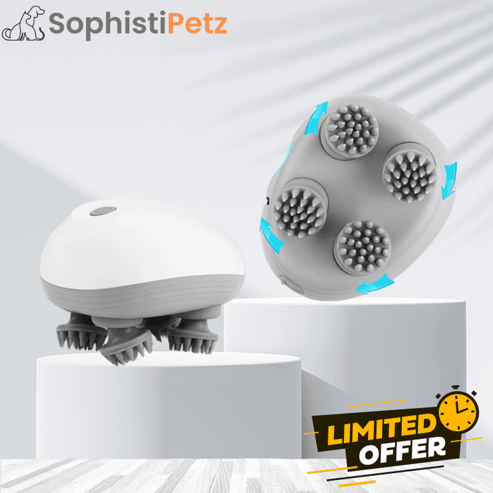 TruRelax 3-in-1 Scalp & Pet Massager – For Humans, Cats & Dogs ...